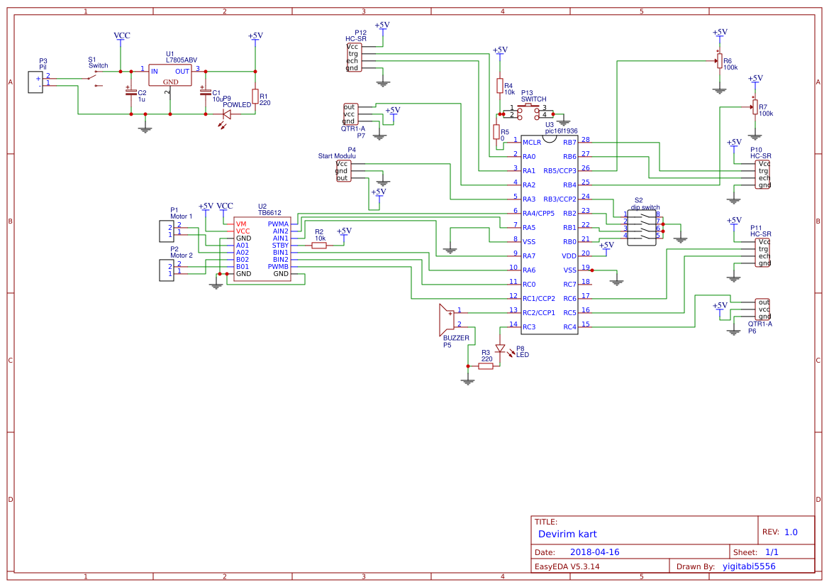 Devirim Kart - EasyEDA open source hardware lab