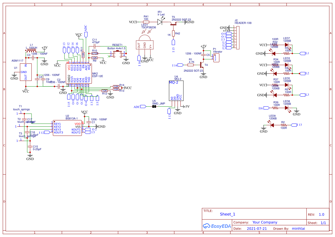Module Wireless Sensor - OSHWLab