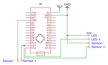 Laser Tag - EasyEDA open source hardware lab