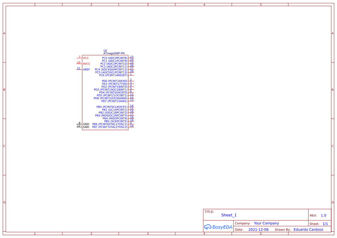 Sistema de controle - Placa mãe - OSHWLab
