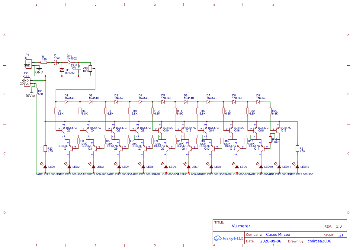 Vu-Meter - Dot effect - OSHWLab
