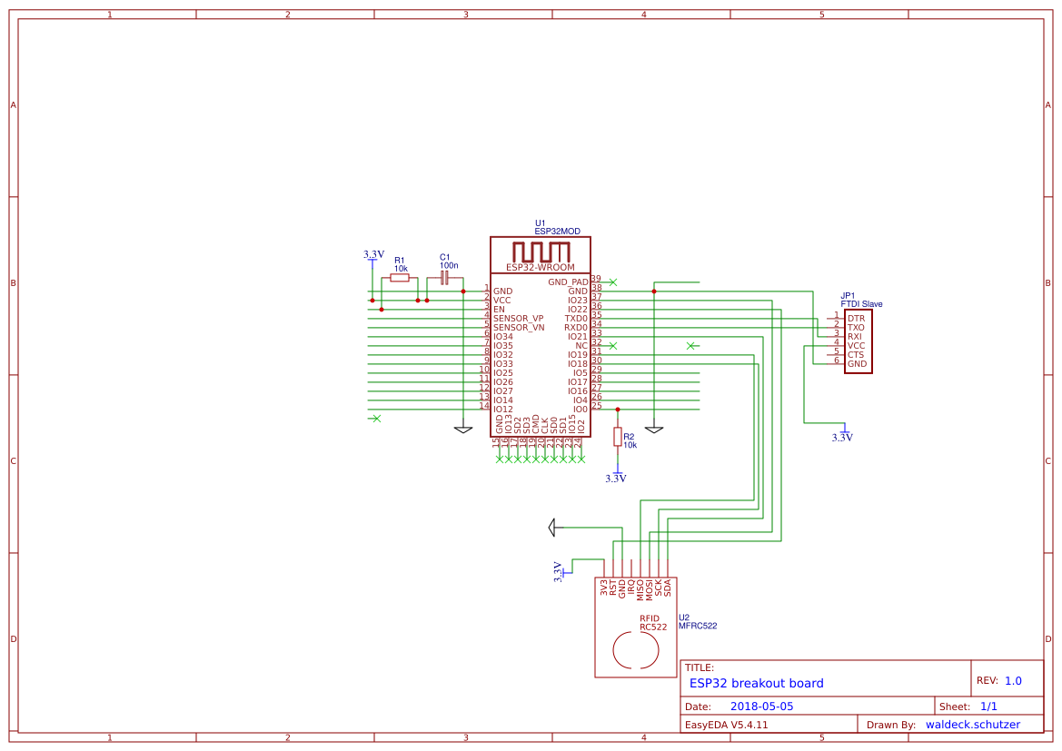 ESP32 Breakout Board copy - EasyEDA open source hardware lab