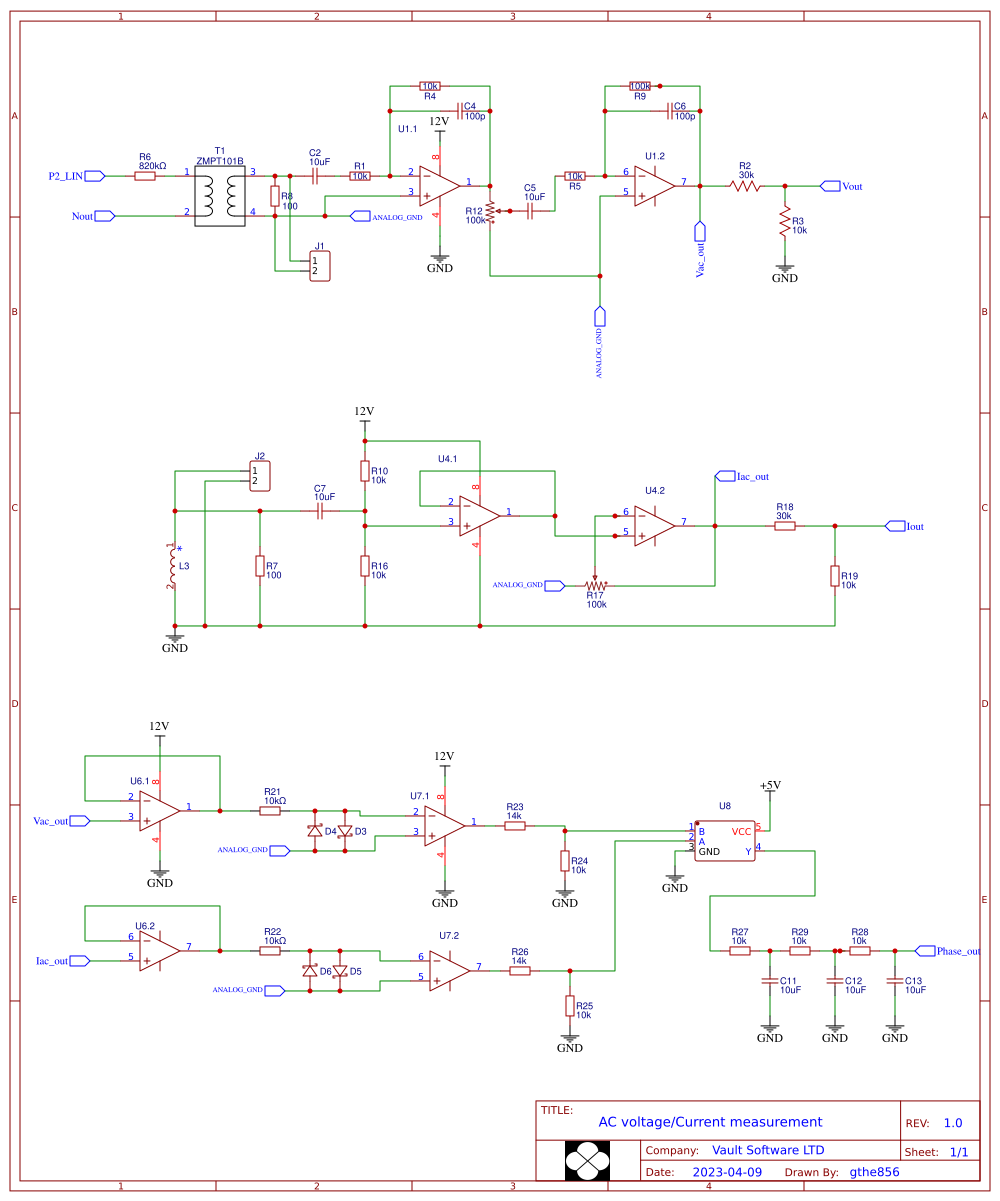 AC power measuring module - OSHWLab