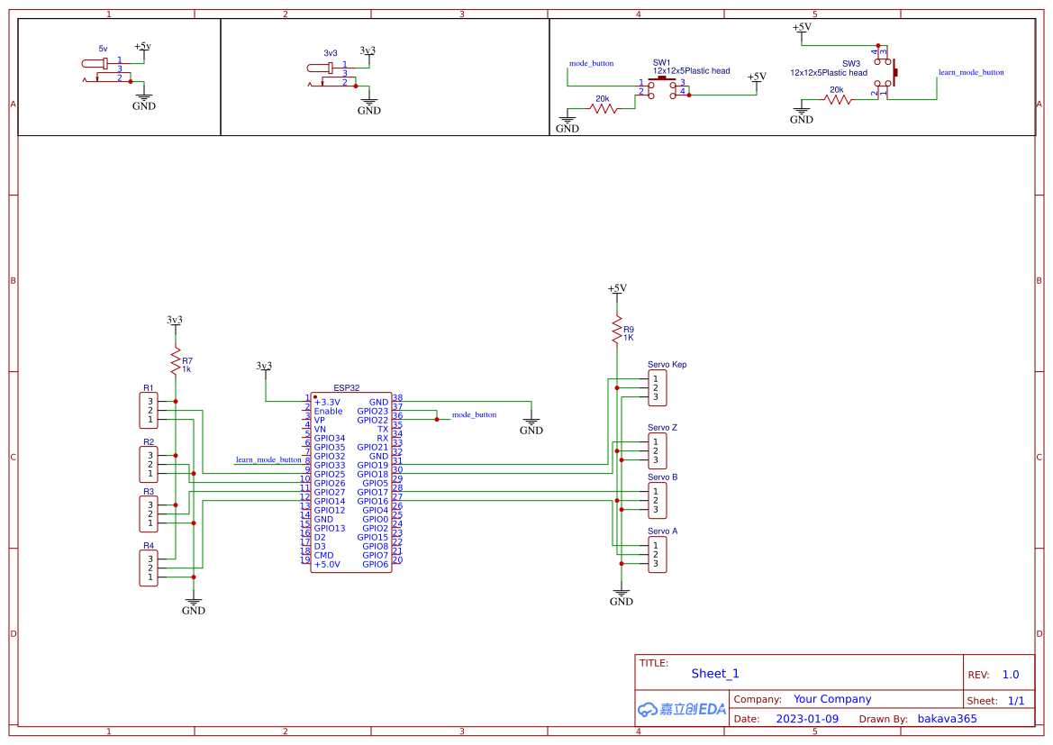 servo robot - EasyEDA open source hardware lab