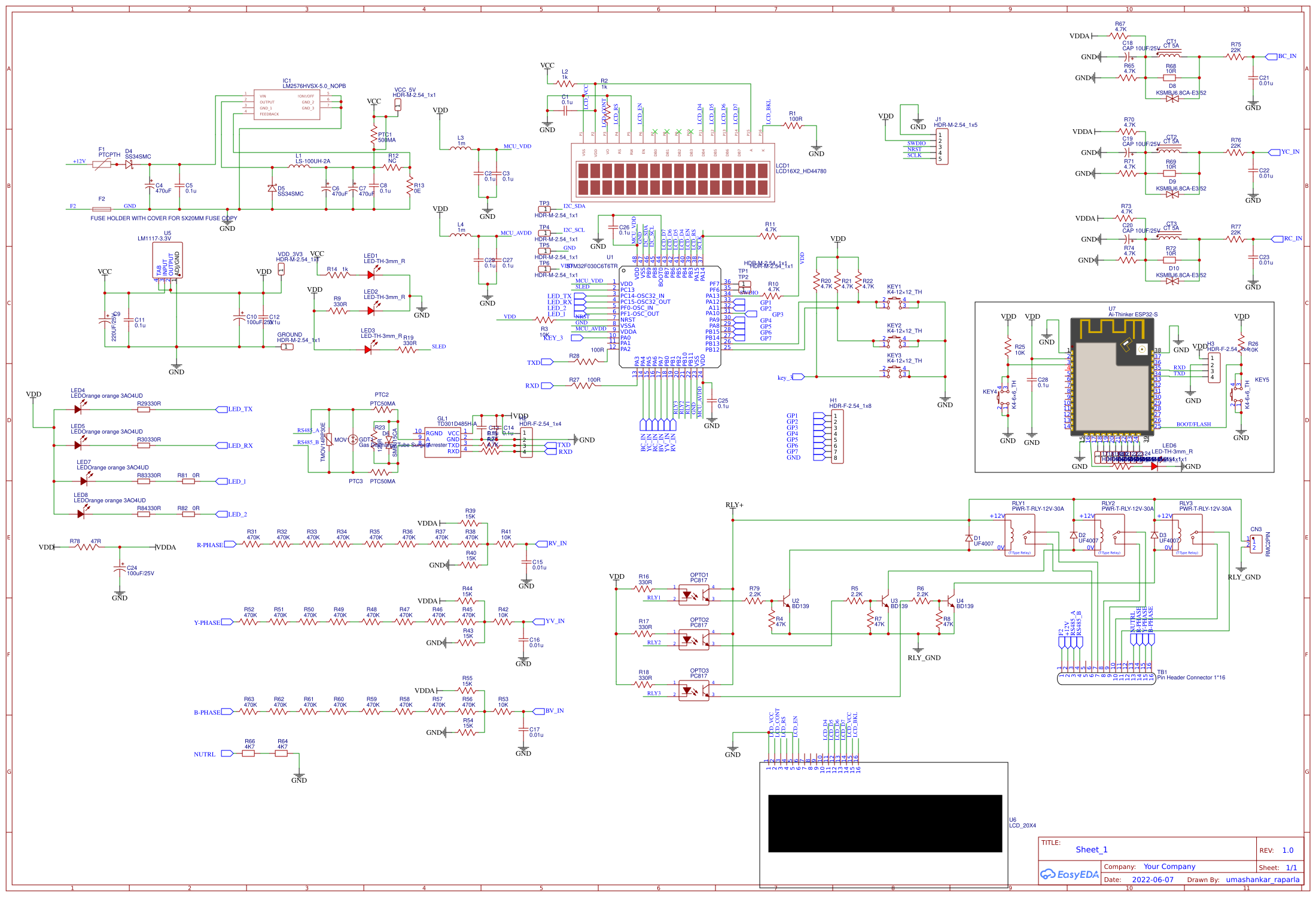WaterLevelControllerMPU_REV2_20X4LCD - EasyEDA open source hardware lab