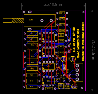 TRANSISTOR INTERCOM CIRCUIT - OSHWLab