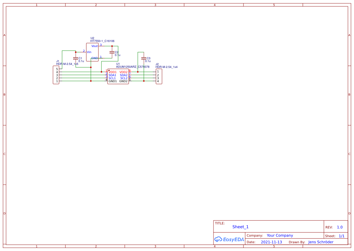 I2C-ISO - Platform for creating and sharing projects - OSHWLab