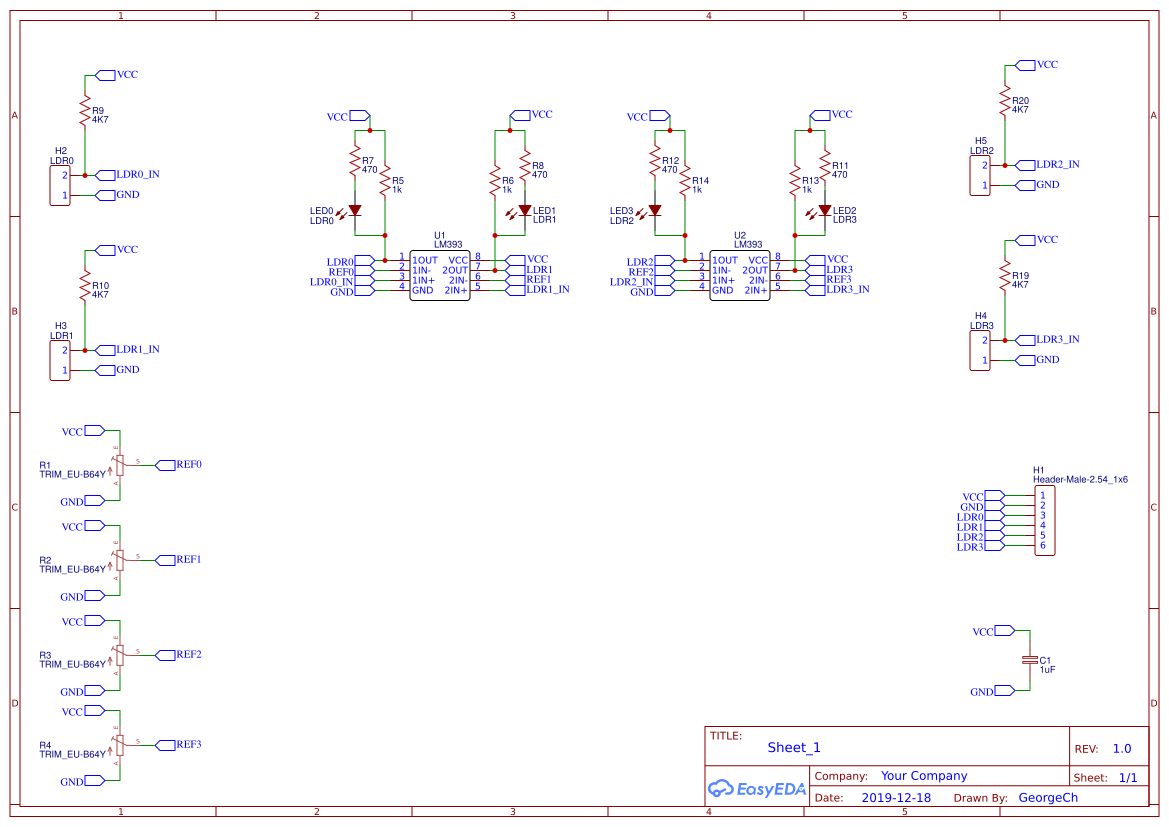 ldr_hit_detector - OSHWLab