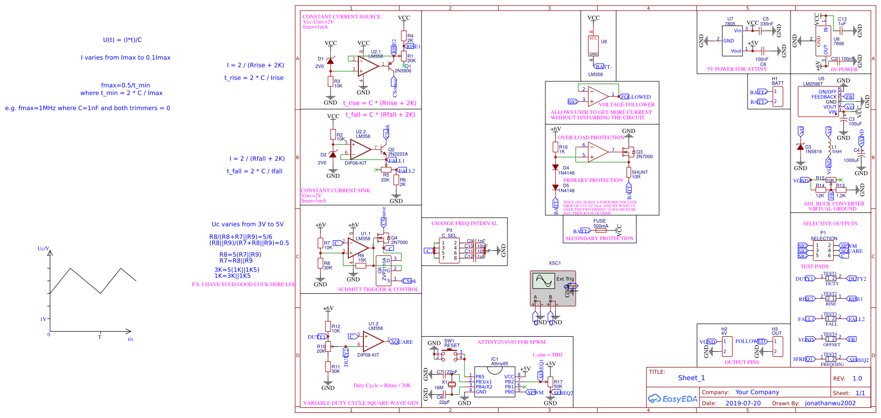 FunctionGenerator - EasyEDA open source hardware lab