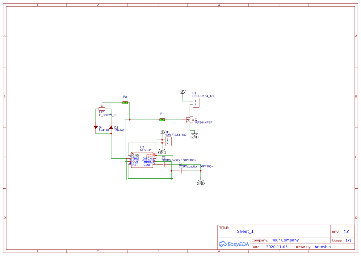 PWM ne555 - EasyEDA open source hardware lab