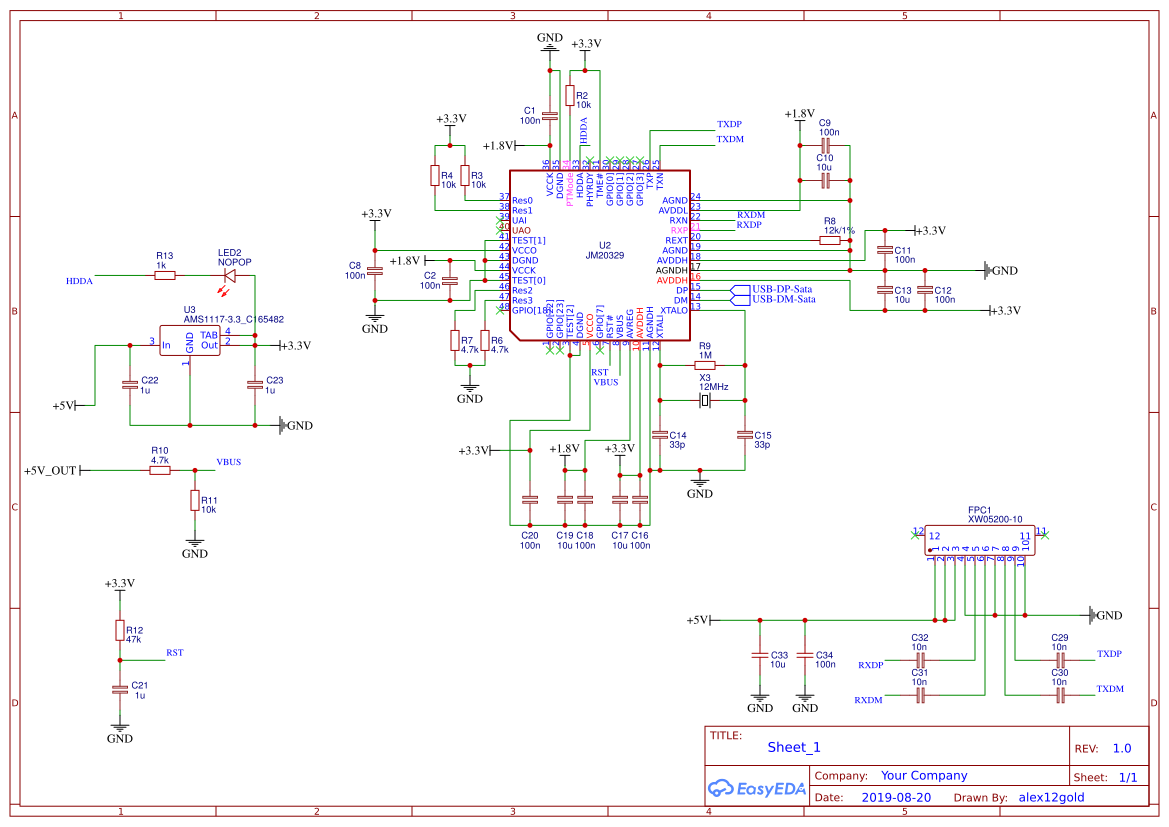 Extended Board for Pi - EasyEDA open source hardware lab