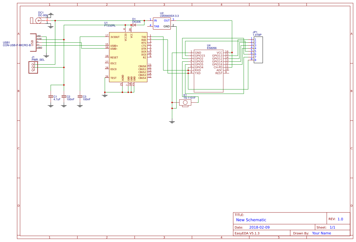 Esp3266 - EasyEDA open source hardware lab