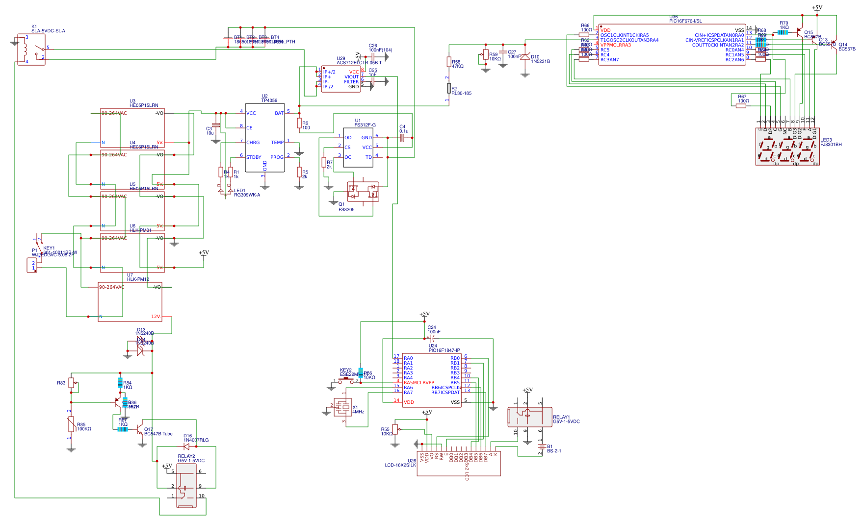 18650x4 Charger copy - EasyEDA open source hardware lab