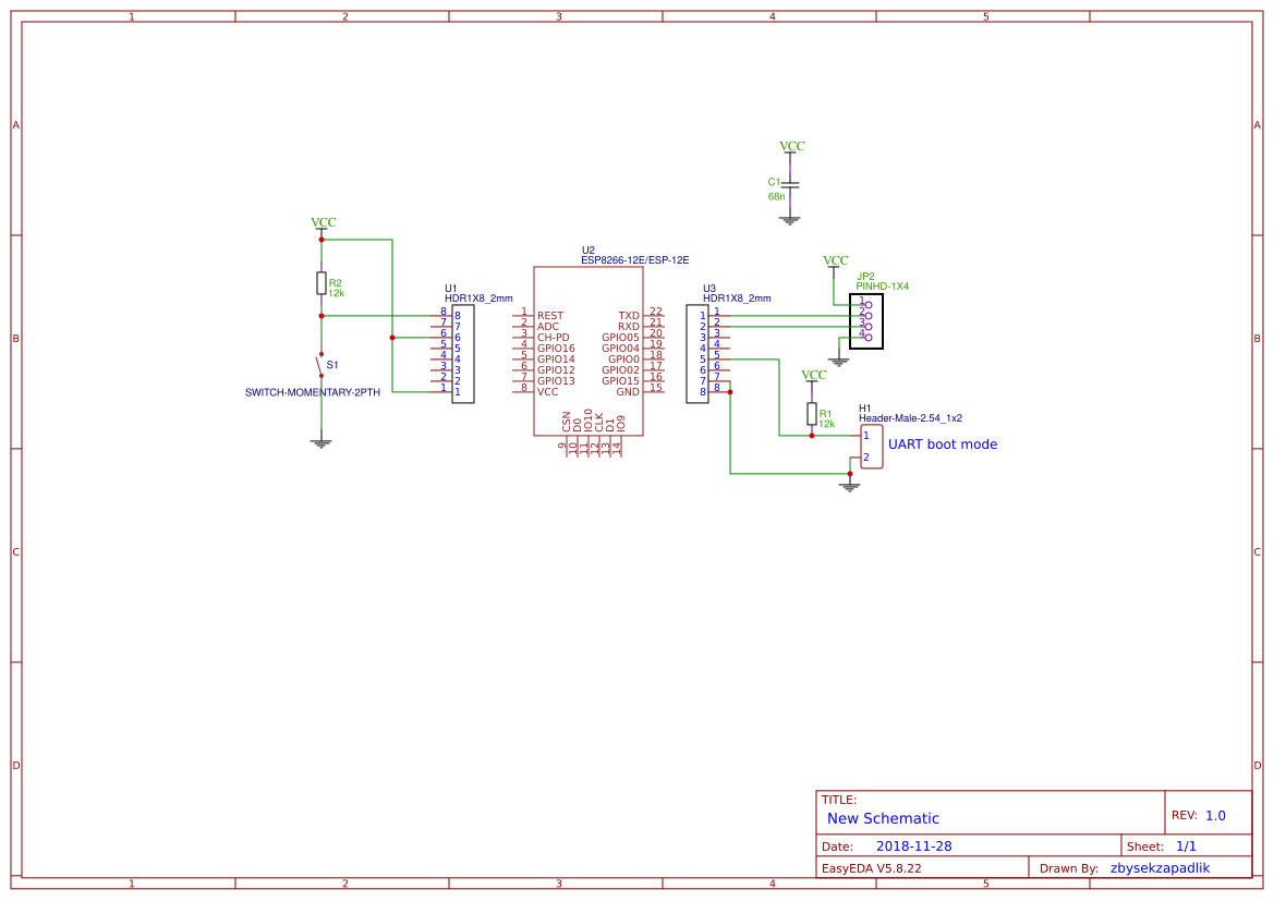 ESP8266 adapter - EasyEDA open source hardware lab