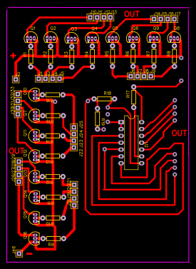 Transitores y Registro SN74LS164 - OSHWLab
