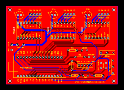 DIY Camera Slider with Pan and Tilt - Arduino Control - EasyEDA open source hardware lab
