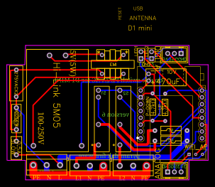 silent double switch - OSHWLab