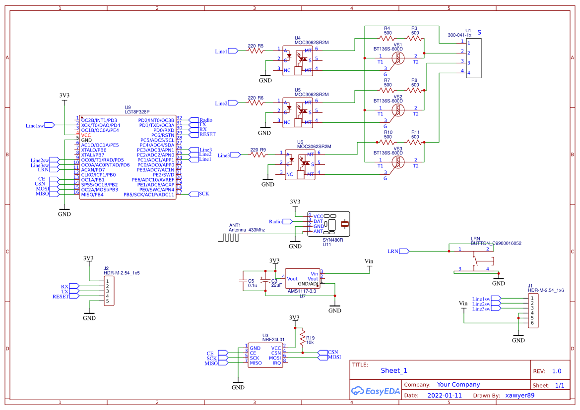 Light_Switch - EasyEDA open source hardware lab