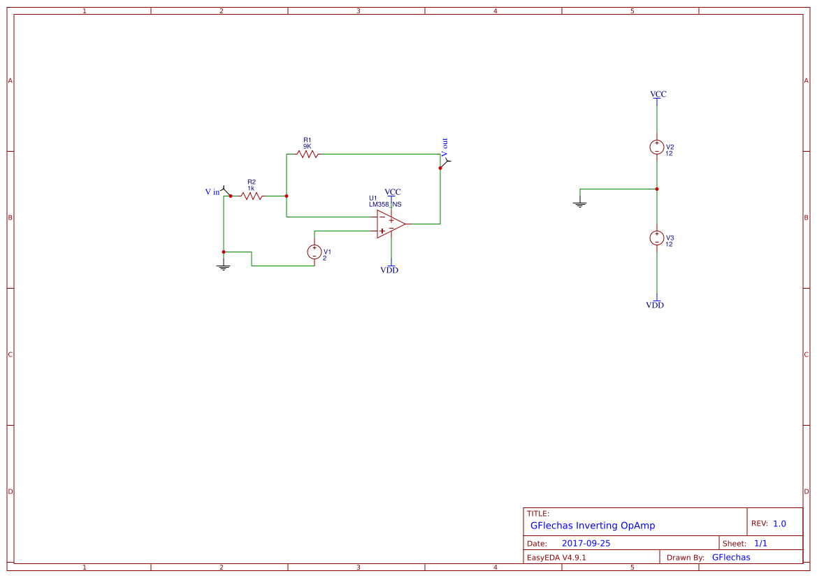 OpAmp Simulation - OSHWLab