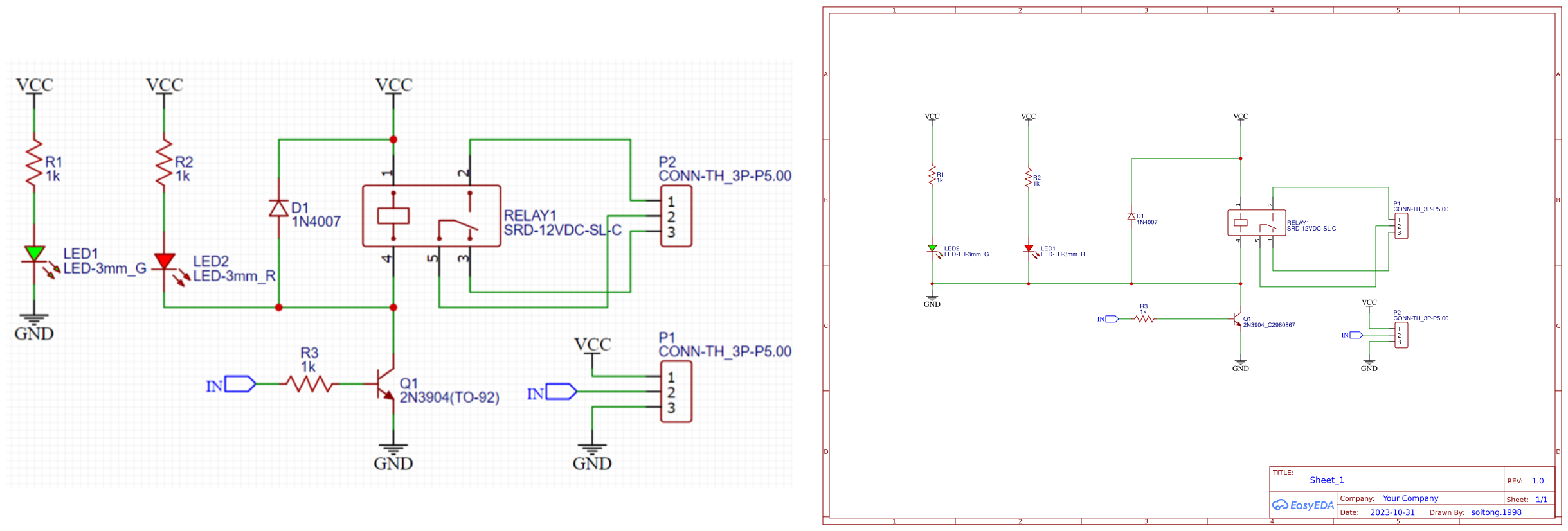 Relay Cnannel - EasyEDA open source hardware lab