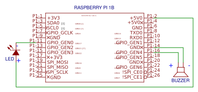 RPi morse LED and Buzzer - EasyEDA open source hardware lab
