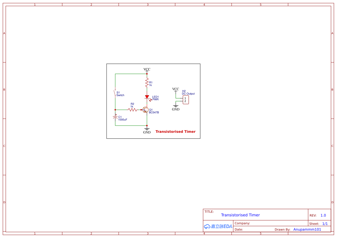 Transistorised Timer - OSHWLab