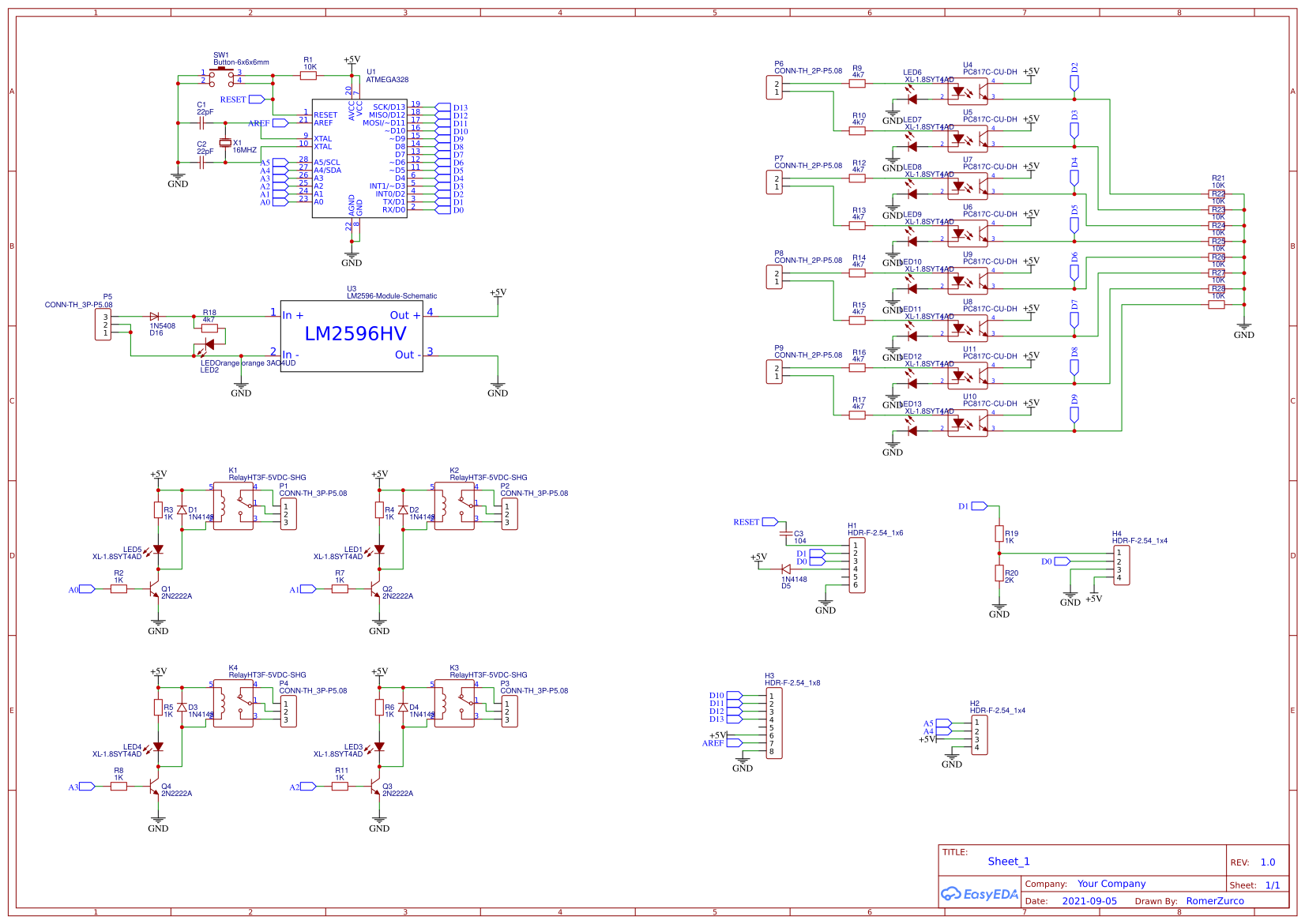 ArduinoUnoZ_microPLC THT - OSHWLab