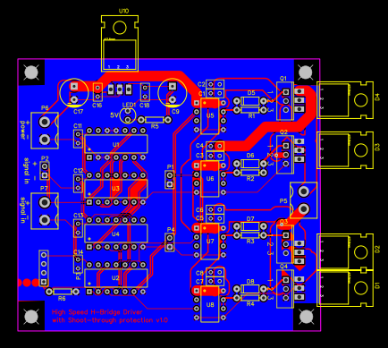 High Speed H-Bridge - OSHWLab