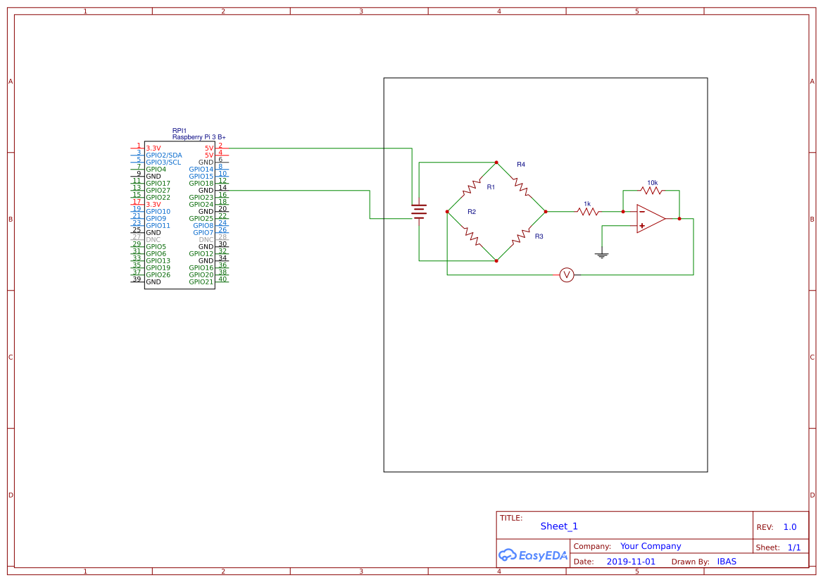 Wiring Schematic for strain gauges - Platform for creating and sharing projects - OSHWLab