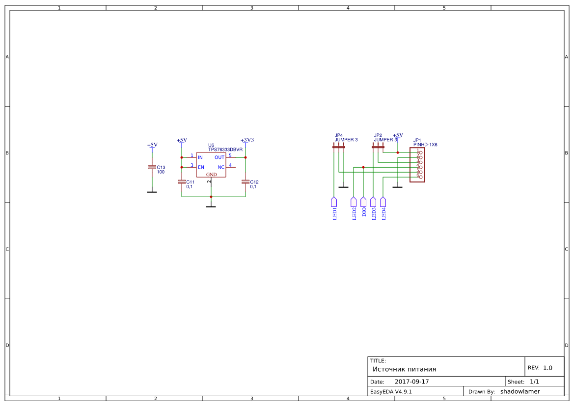 Wireless NeoPixel controller driven by MIDI copy copy copy copy - EasyEDA open source hardware lab
