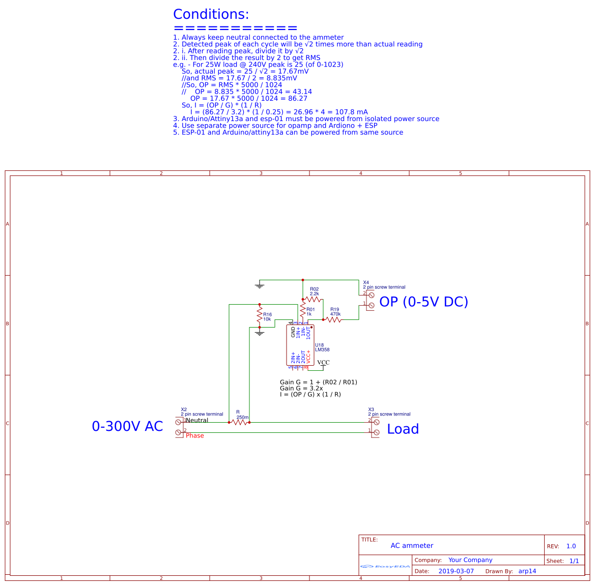Energy Monitoring Device - EasyEDA open source hardware lab