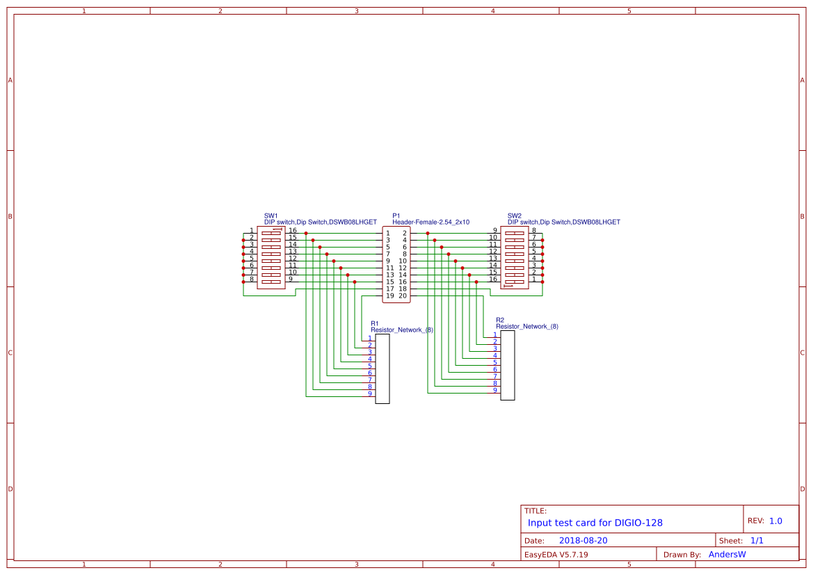 Input test card - EasyEDA open source hardware lab
