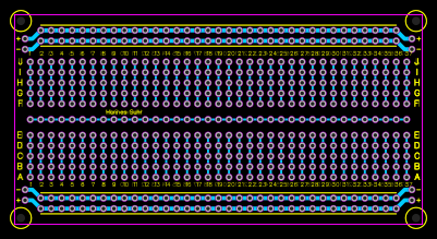 Solderable Breadboard - EasyEDA open source hardware lab