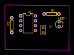LED flasher - EasyEDA open source hardware lab