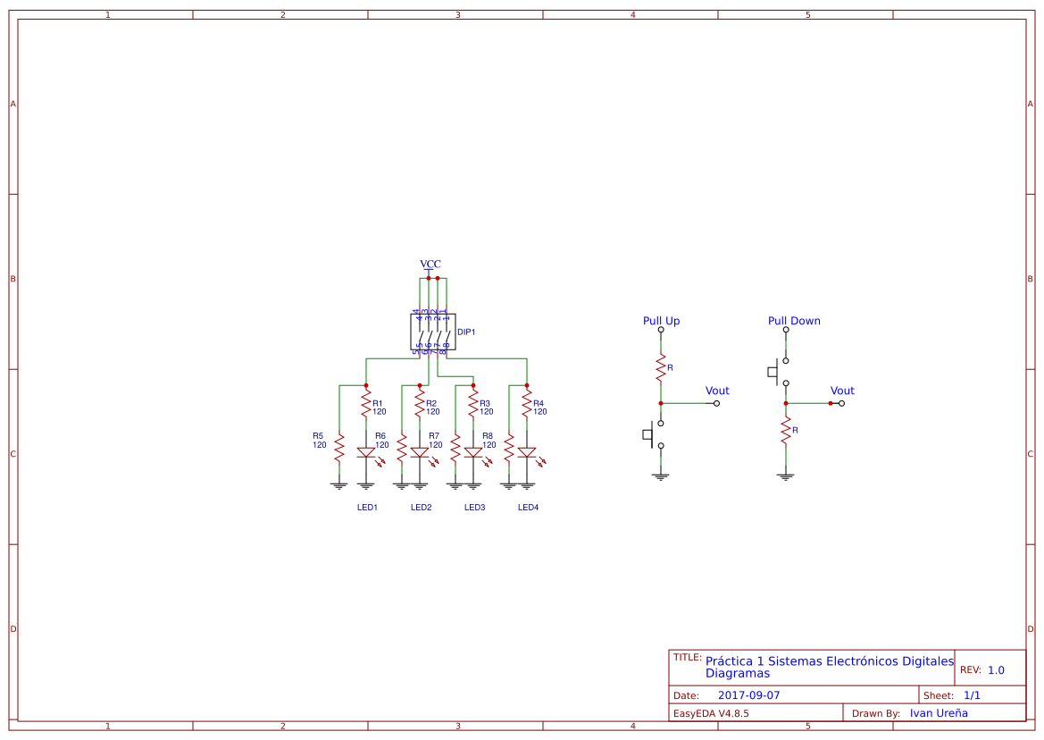 Practica 1: Sistemas Electrónicos Digitales - EasyEDA open source hardware lab