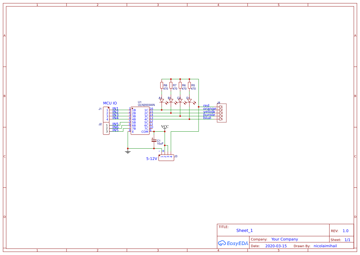 uln2003 - EasyEDA open source hardware lab