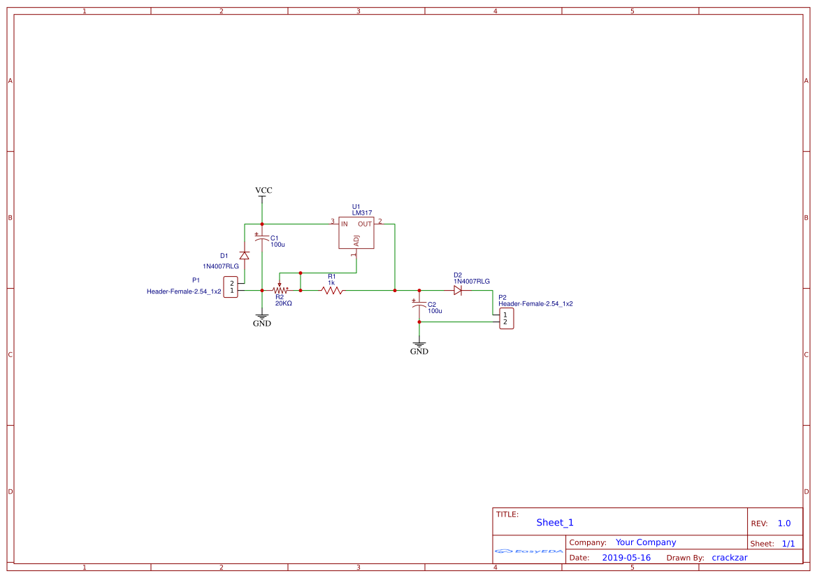 alimentacion lm317 - OSHWLab