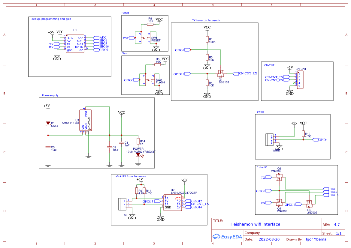 HeishaMon - ESP8266EX - OSHWLab