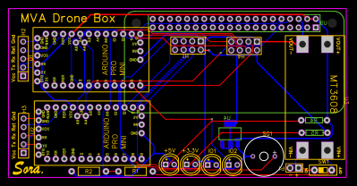 MVA Drone BOX - EasyEDA open source hardware lab