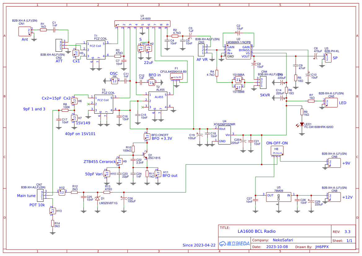 BCL Radio - EasyEDA open source hardware lab