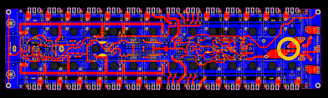 Yamaha P3500 modified - OSHWLab