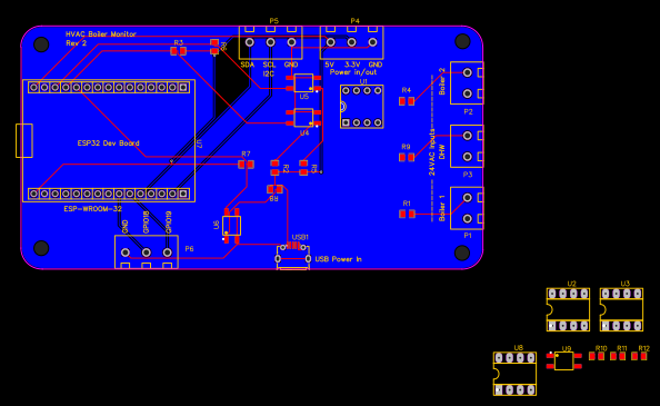 HVAC Monitor and Control Using MID400 - OSHWLab