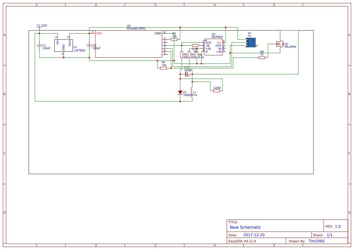 Portable Lab Bench Power Supply - EasyEDA open source hardware lab