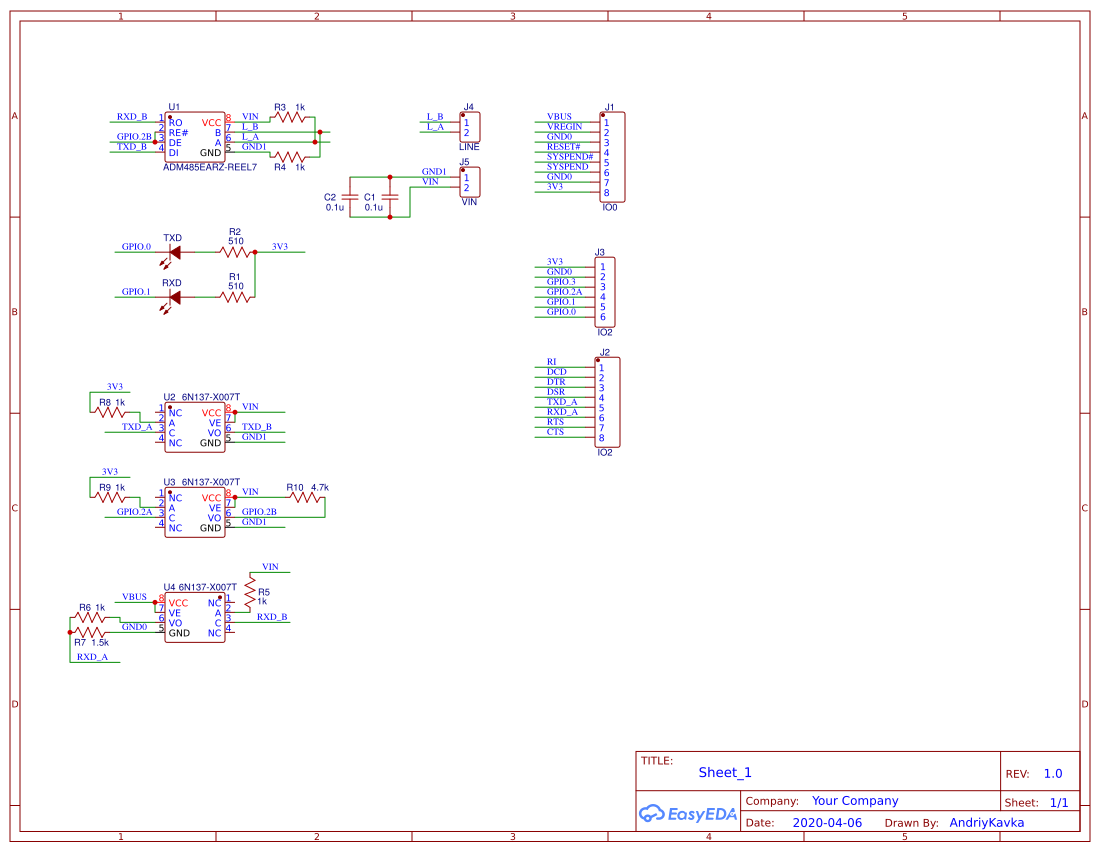 CP210X_RS485_ISOL - Platform for creating and sharing projects - OSHWLab