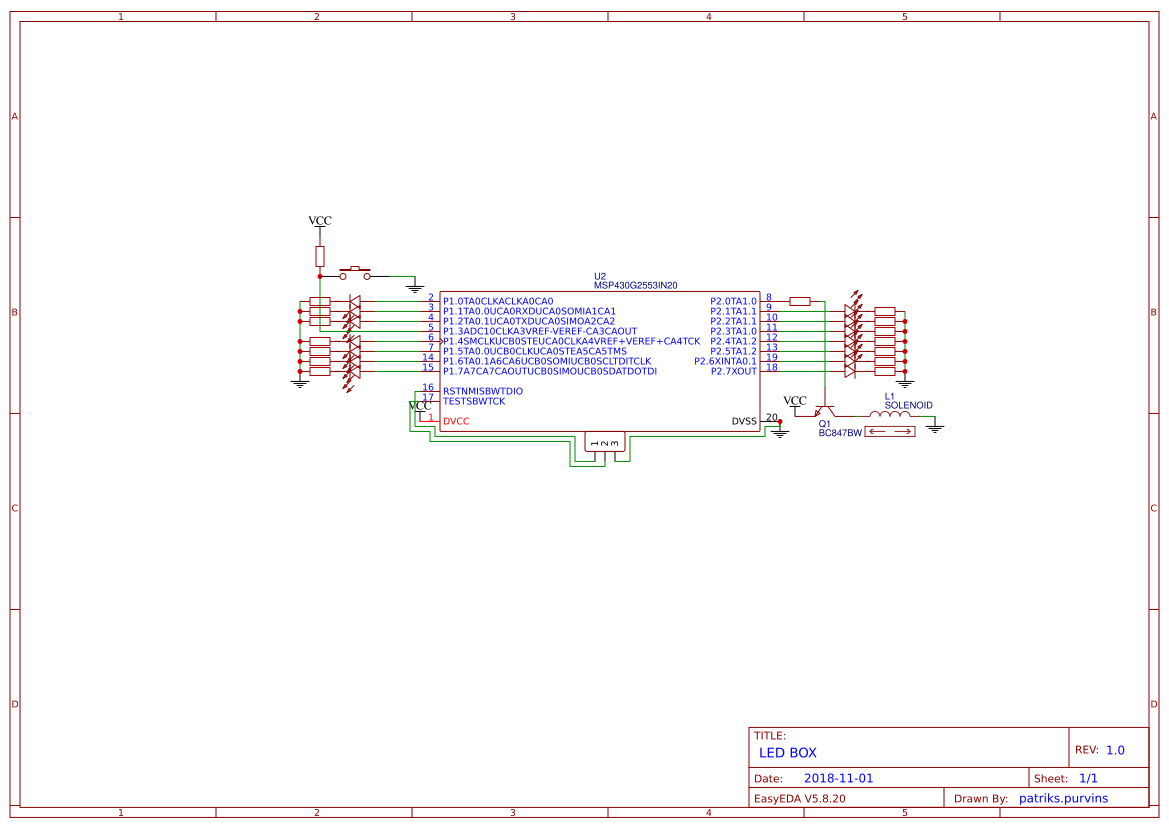 LED_BOX - EasyEDA open source hardware lab
