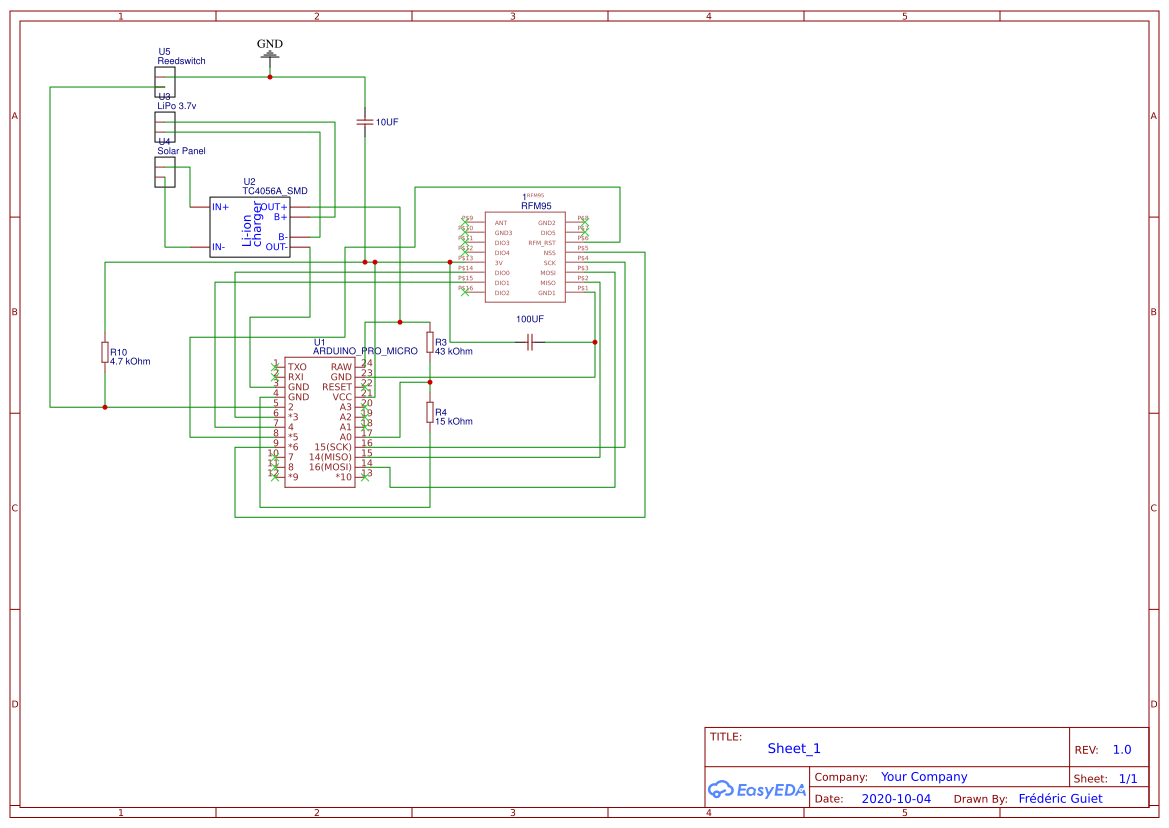 raingauge_lorawan - EasyEDA open source hardware lab