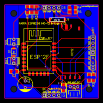 ESP8266 - HC12 bridge - OSHWLab