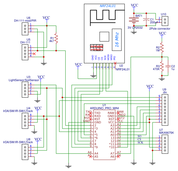 Battery Mysensors Arduino V20 Easyeda Open Source Hardware Lab 7192