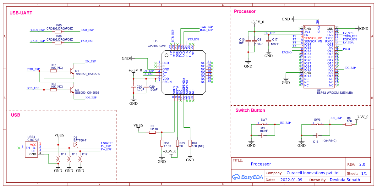 project curacell V3 - EasyEDA open source hardware lab