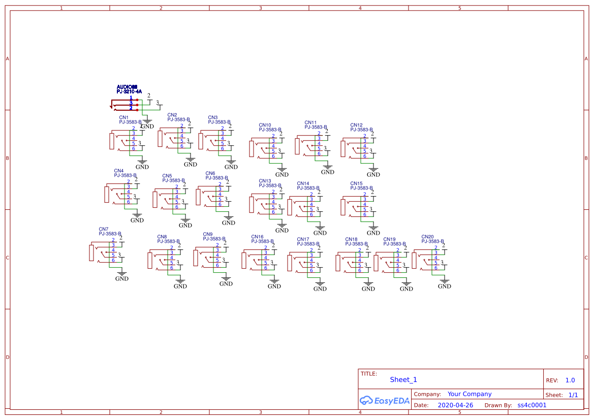 3.5mm Audio Splitter - OSHWLab